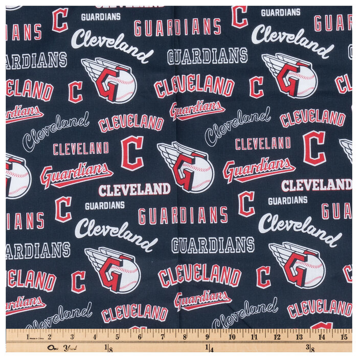MLB Cleveland Guardians Cotton Fabric | Hobby Lobby | 1193440