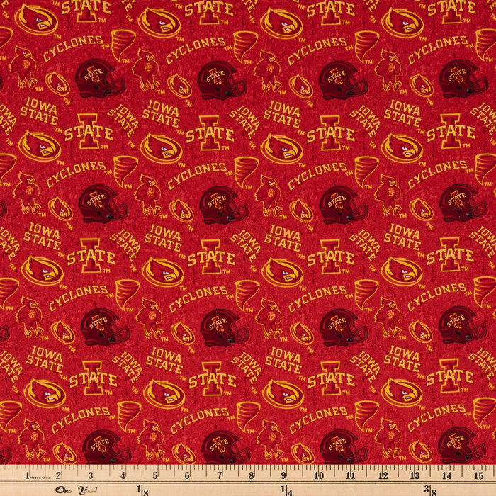 Iowa State Allover Collegiate Cotton Fabric | Hobby Lobby | 952390