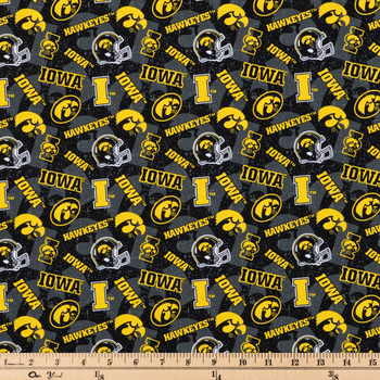 Iowa Allover Collegiate Cotton Fabric | Hobby Lobby | 952374