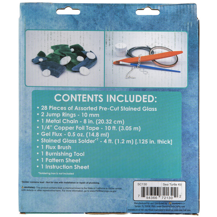 Sea Turtle Stained Glass Craft Kit | Hobby Lobby | 2285914