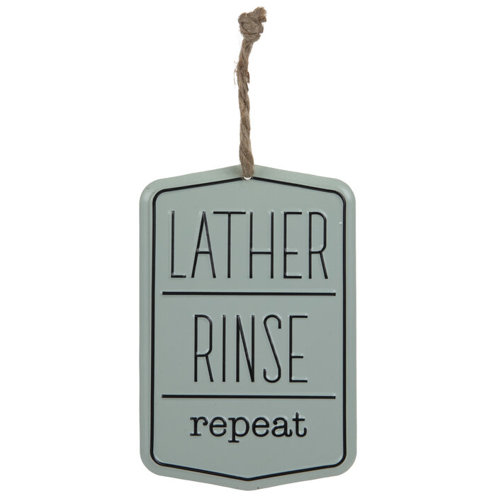 Lather Rinse Repeat Metal Sign | Hobby Lobby | 2071033
