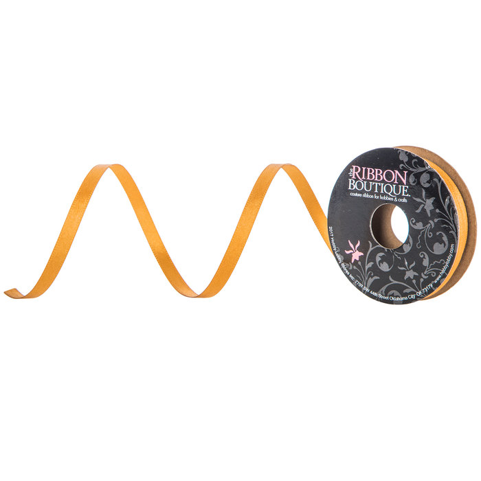 Gold Double-Face Satin Ribbon - 1/4" | Hobby Lobby | 171546