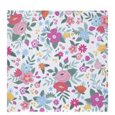 Floral Clusters & Leaves Scrapbook Paper - 12" x 12" | Hobby Lobby ...