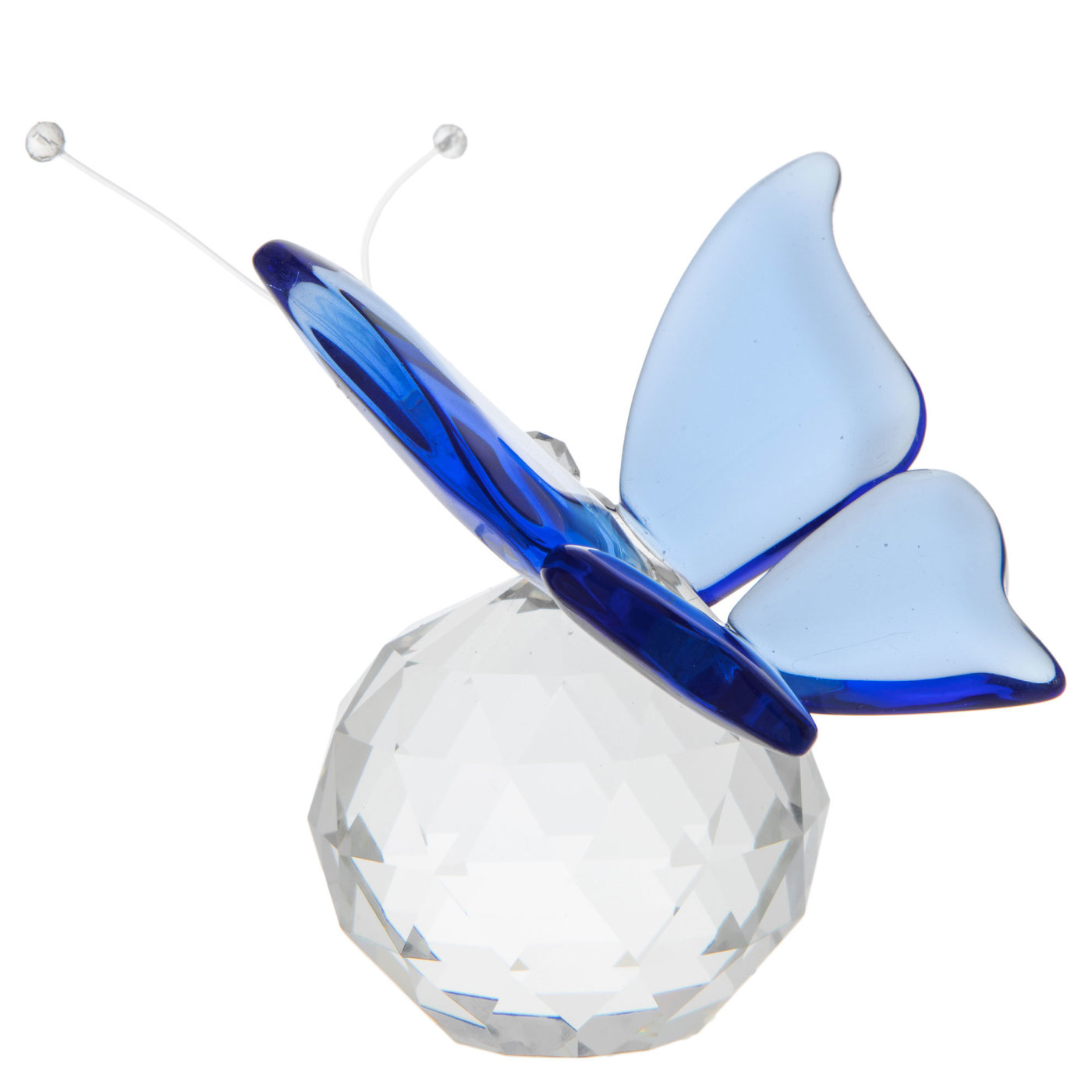 Glass butterfly figurine Glass animal figurine Glass butterfly statue ...