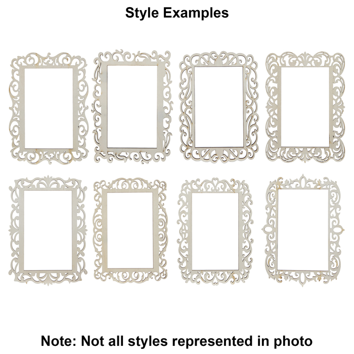 Ornate Rectangle Open Wood Frame - 3" x 5" | Hobby Lobby | 1441187