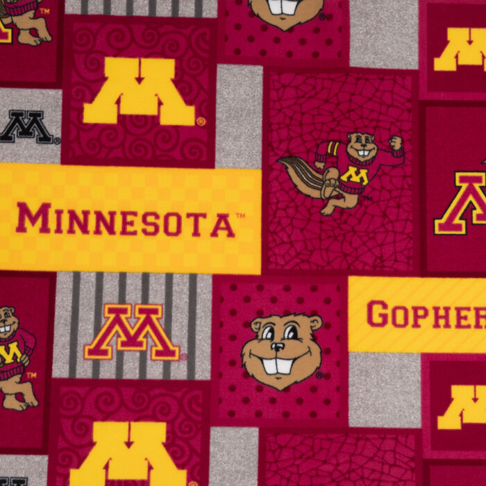 Minnesota Block Collegiate Fleece Fabric | Hobby Lobby | 953075