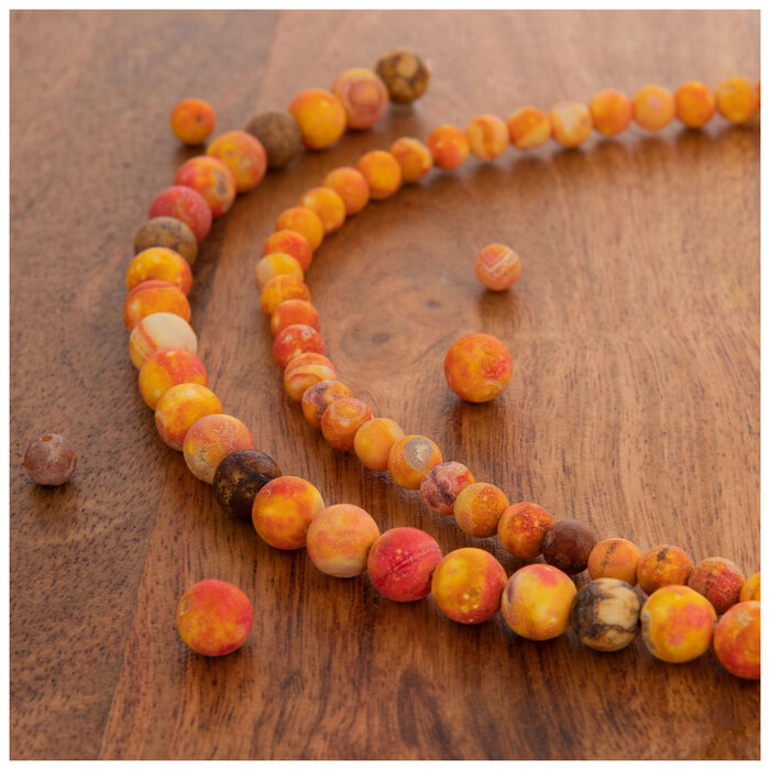 Orange Agate Bead Strands | Hobby Lobby | 1899707